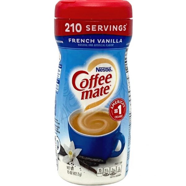 Coffee-Mate French Vanilla Powder Coffee Creamer 15 oz - Blue Mountain ...