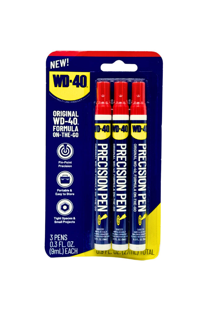 WD-40 Original Formula Pin Point Precision Lubrication Pen 3ct - Blue ...